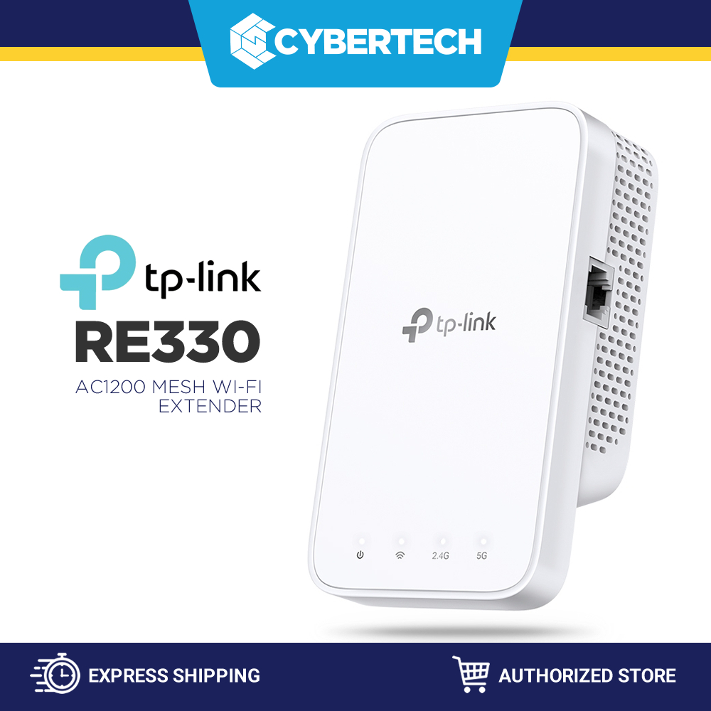 Cybertech TP-Link RE330 AC1200 Mesh Wi-Fi Extender | Shopee Philippines