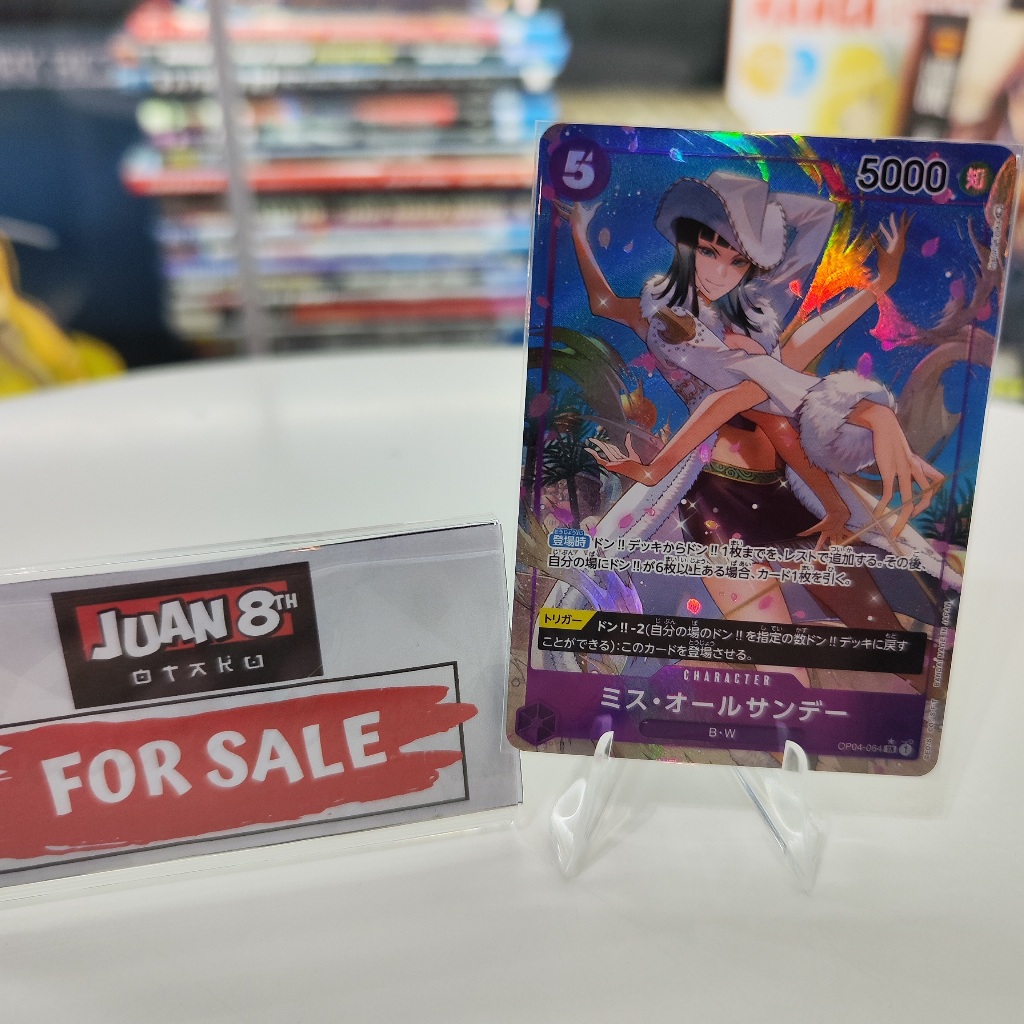 Miss All Sunday Nico Robin One Piece OP04 TCG OP04-064 P-SR card | Shopee Philippines