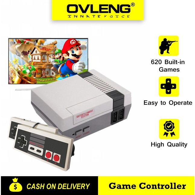 Original Portable Classic Video Game Console with Built-in 620 Games ...