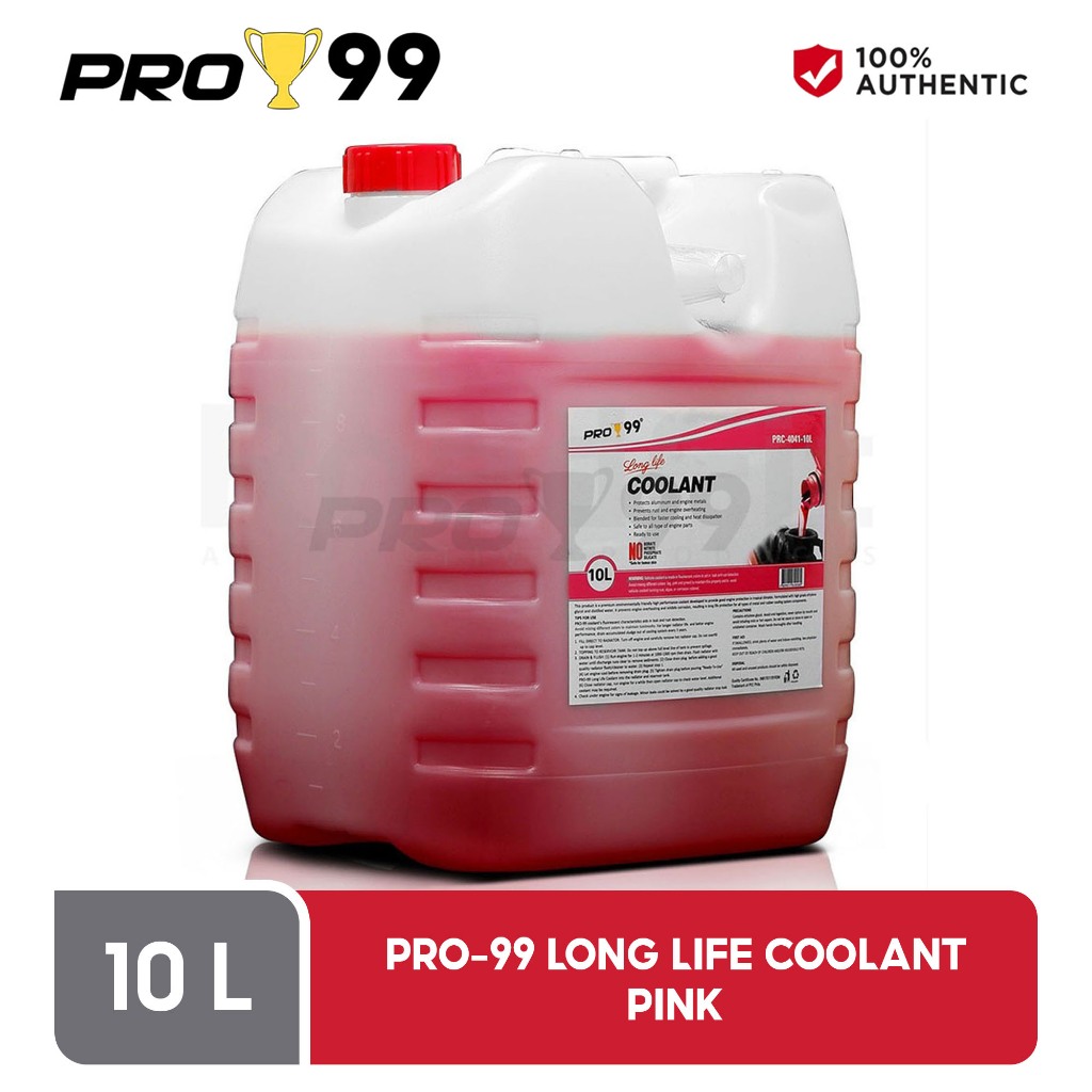 Pro-99 Long Life Coolant Pink - 10L ( 10 Liters ) | Shopee Philippines