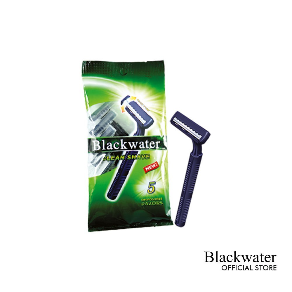 Blackwater Clean Shave Razor (Set of 5) (Shaver, Blade) | Shopee ...