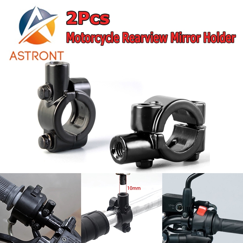 7/8" Motorcycle Rearview Mirror Mount Handlebar Holder Adapter Clamp ...