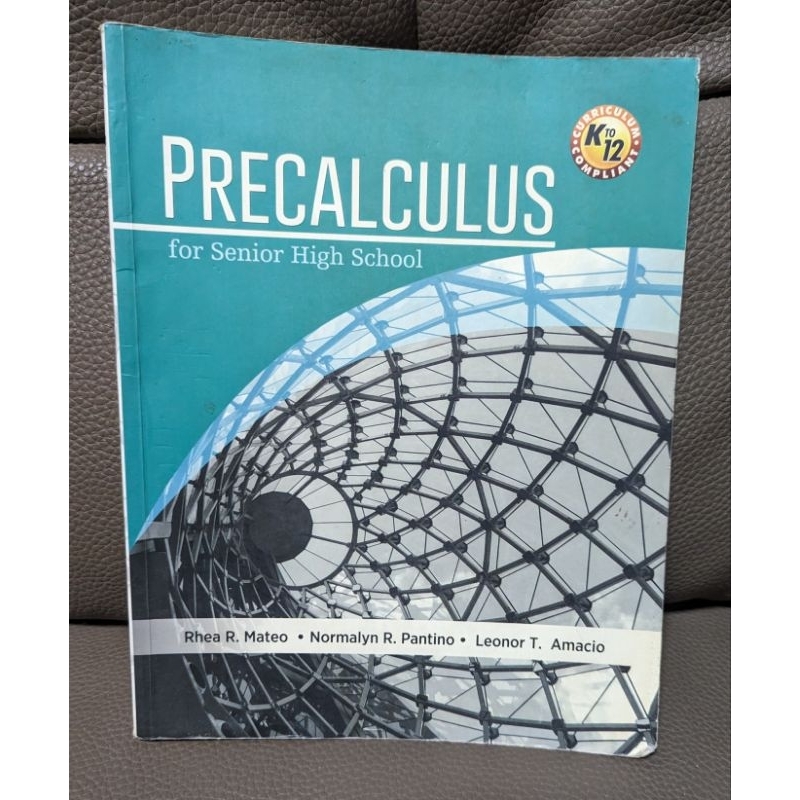 Precalculus for Senior high school (Used) | Shopee Philippines