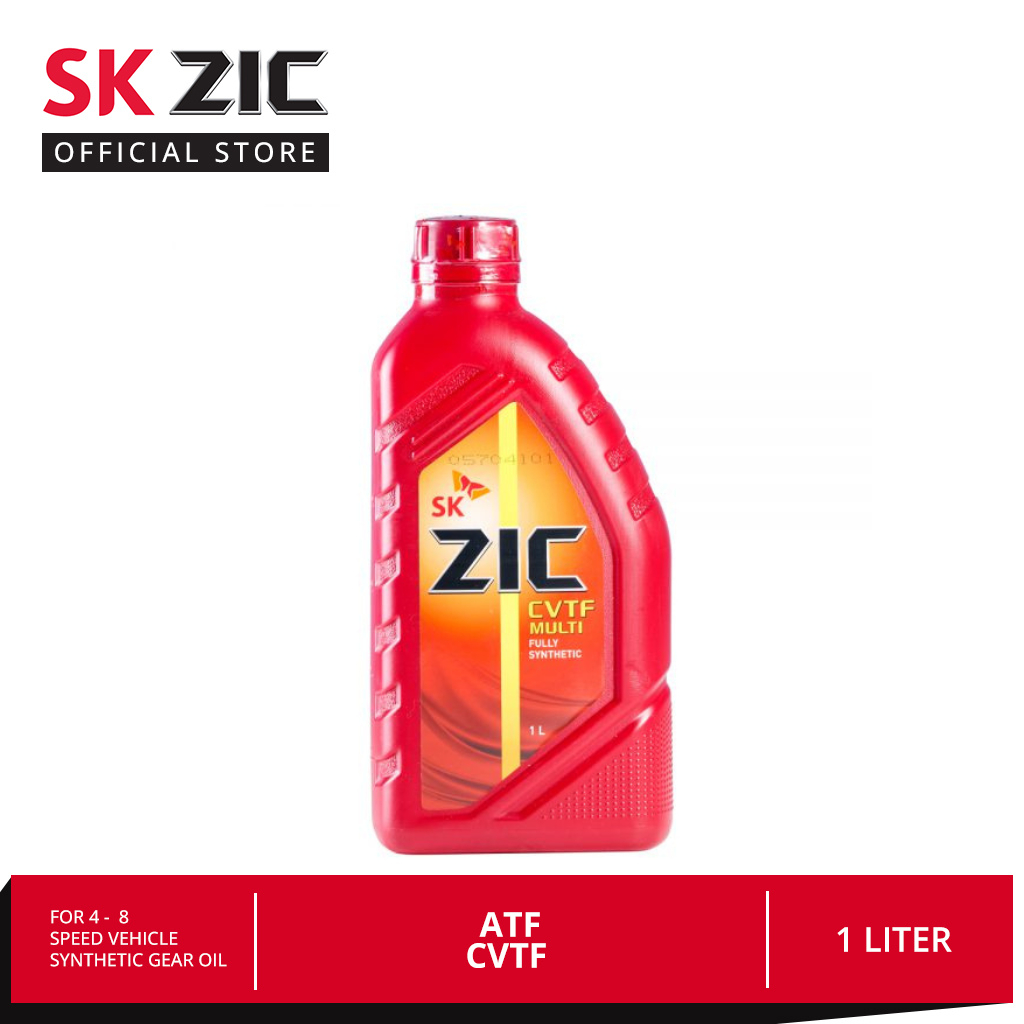 SK ZIC ATF CVTF MULTI 1 Liter Fully Synthetic Automotive Transmission Fluid for CVT | Shopee ...