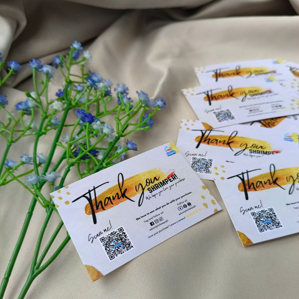 Thank You Cards Printing, Instructions Hang Tags Calling Cards Business ...