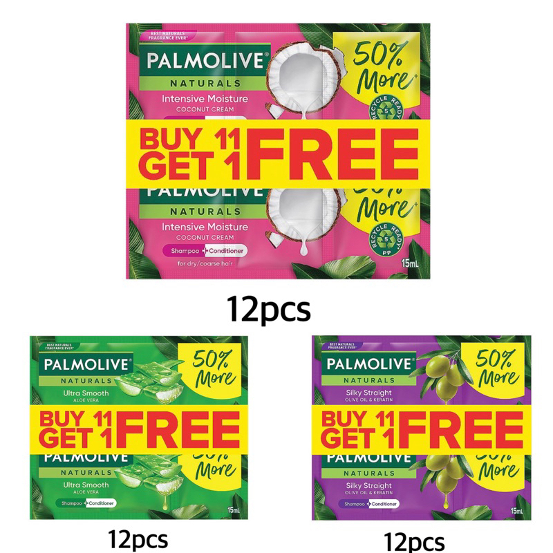 Palmolive Shampoo 12 Sachets | Shopee Philippines