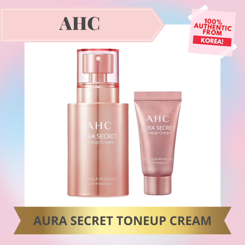 [AHC] Aura Secret Toneup Cream 50g & 10g | Shopee Philippines