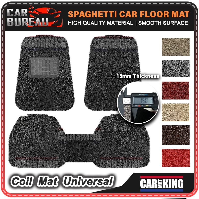 CARMATKING 5pcs Coil Matting 15mm THICK Universal Spaghetti Rubber Car ...