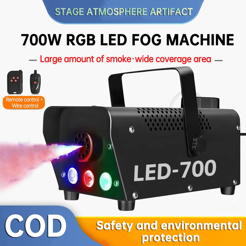 Fog Machine With Remote Control DJ Equipment 700W Wireless Remote ...