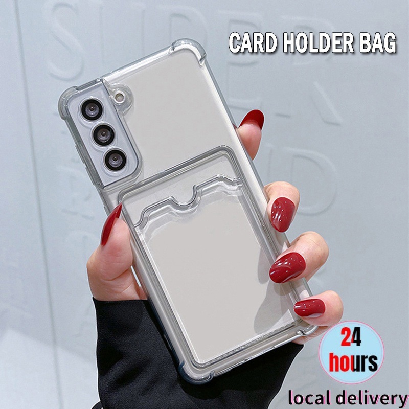 Card Holder Case for Samsung S25 Ultra A16 A06 A56 A36 A06 A55 A05S A54 A35 A05 A12 A13 A34 A54 ...