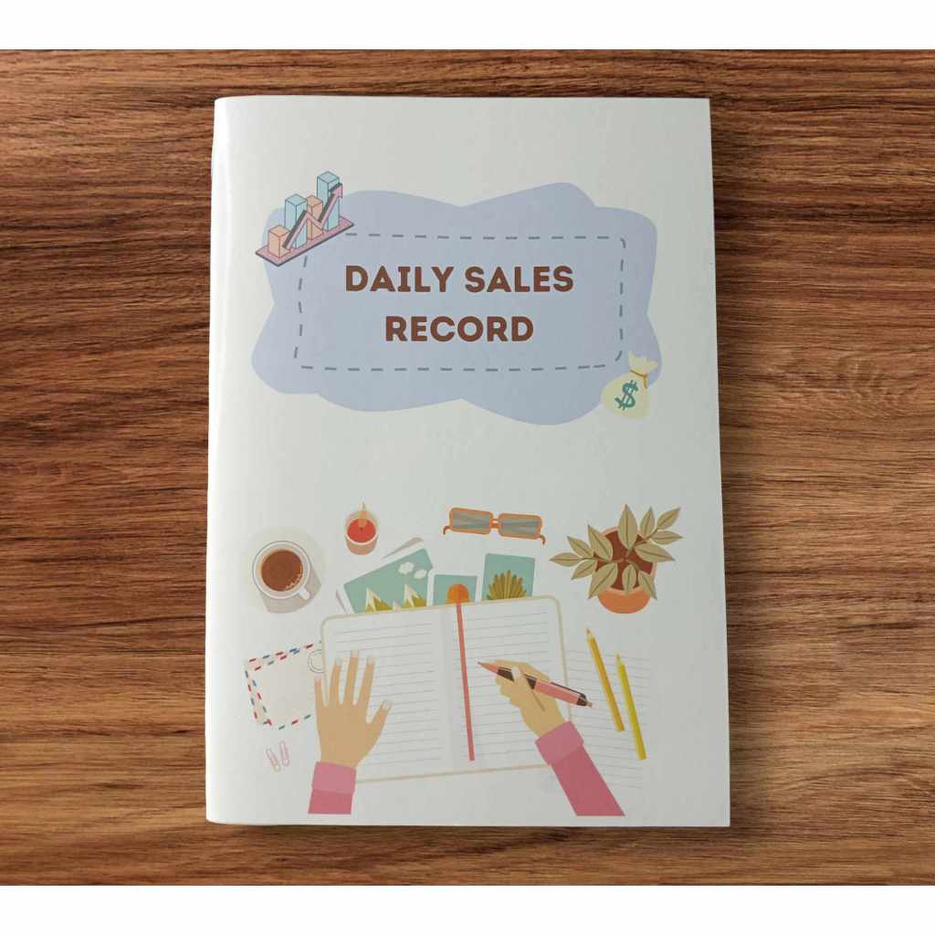 DAILY SALES RECORD NOTEBOOK (BOOKLET) 60 PAGES | Shopee Philippines