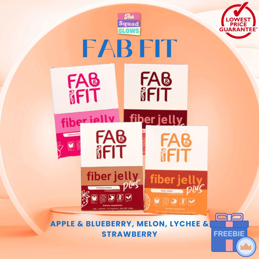 Fiber Jelly Plus by Fab & Fit Sexiness In a Sip 10 sachets per box 15g ...