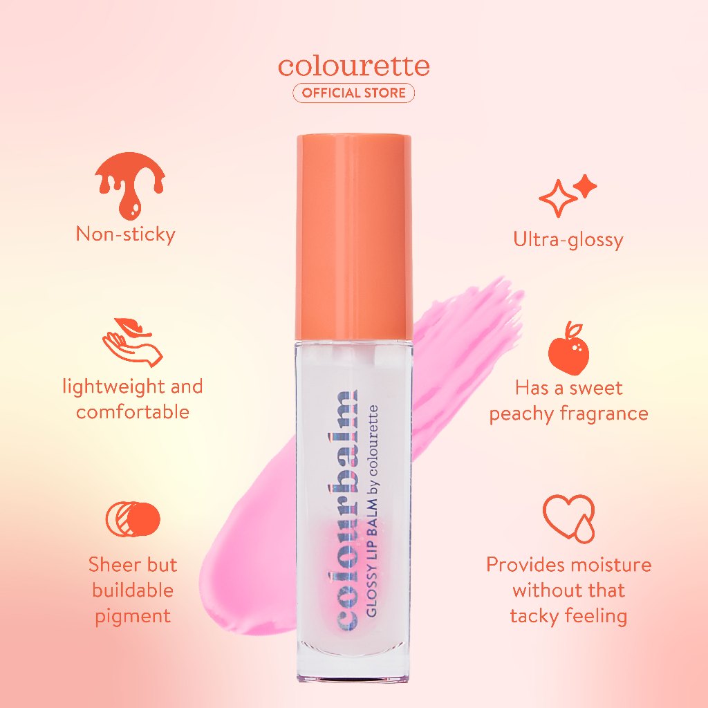 Colourette Colourbalm Glossy Lip Balm [Colour Adapting, Glossy Finish ...