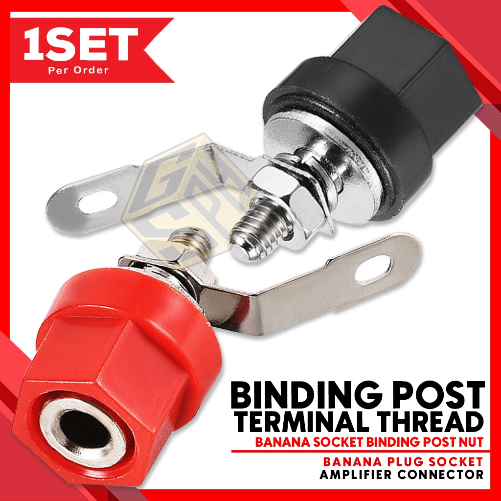 Binding Post Terminal Thread Amplifier Connector Banana Plug Socket ...