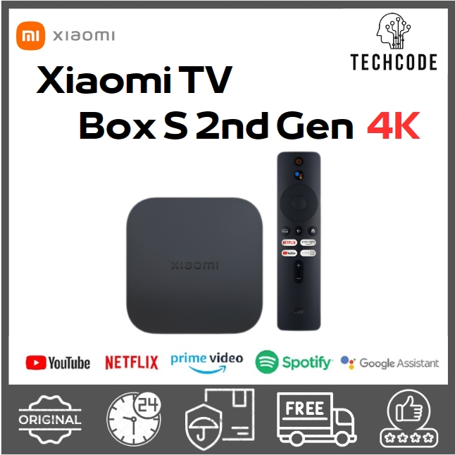 [Ready stock]Xiaomi TV Box S 2nd Gen/4K/Dolby Vision® & HDR10+/ DTS-HD ...