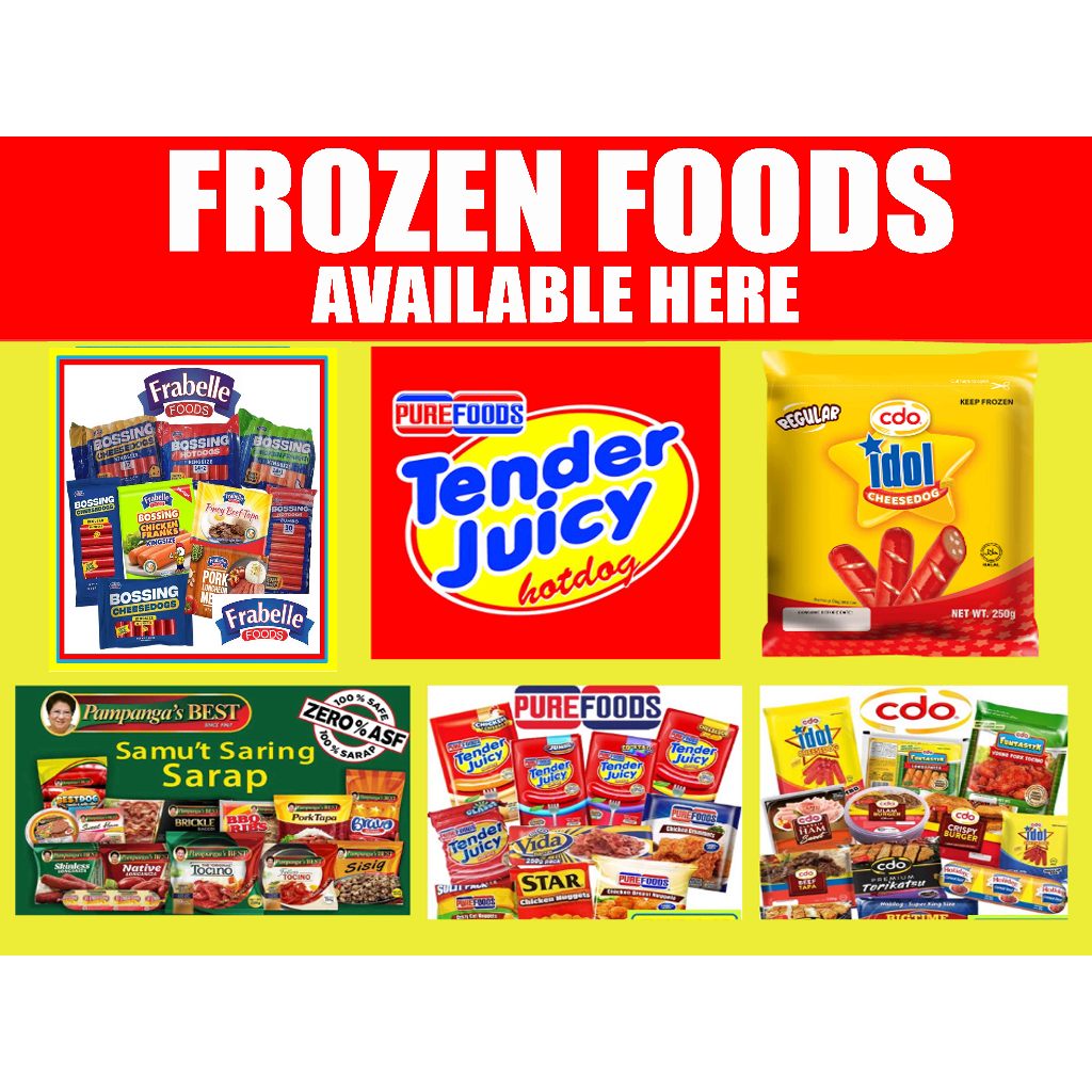 FROZEN FOOD TARPAULIN WITH NAME | Shopee Philippines