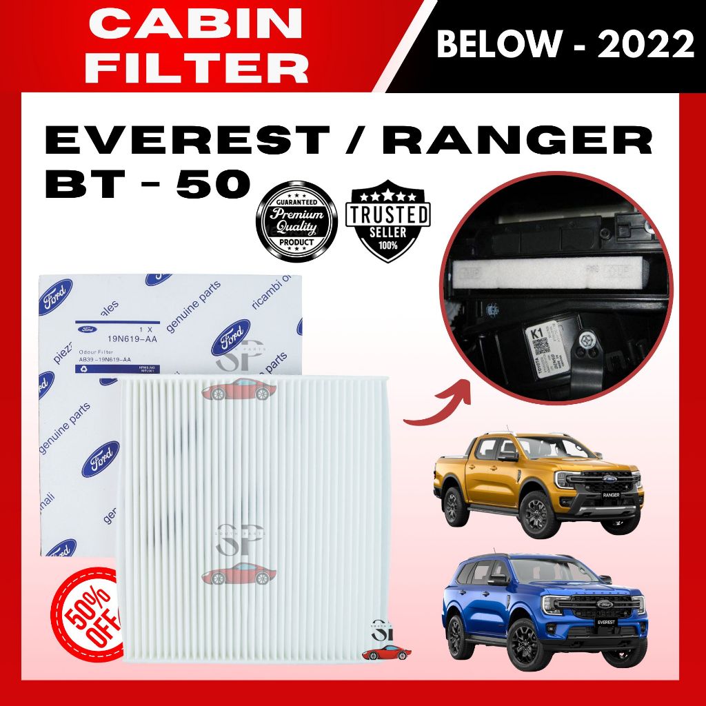 SALE! Cabin Filter for FORD EVEREST / RANGER / MAZDA BT-50 (BELOW ...