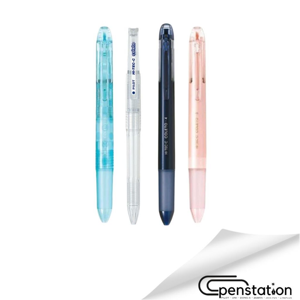 Pilot Hi-Tec-C Coleto 5, 4, 3-Color Multi Pen Body Set | Refillable ...