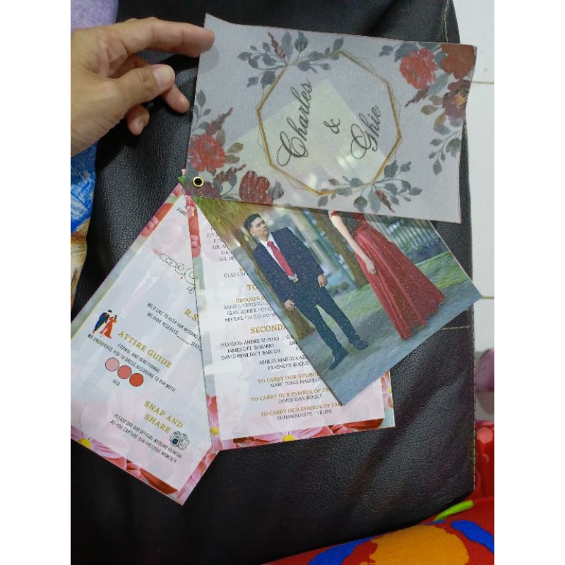 Personalized & Customized 4R Transparent Invitation Card (For any ...