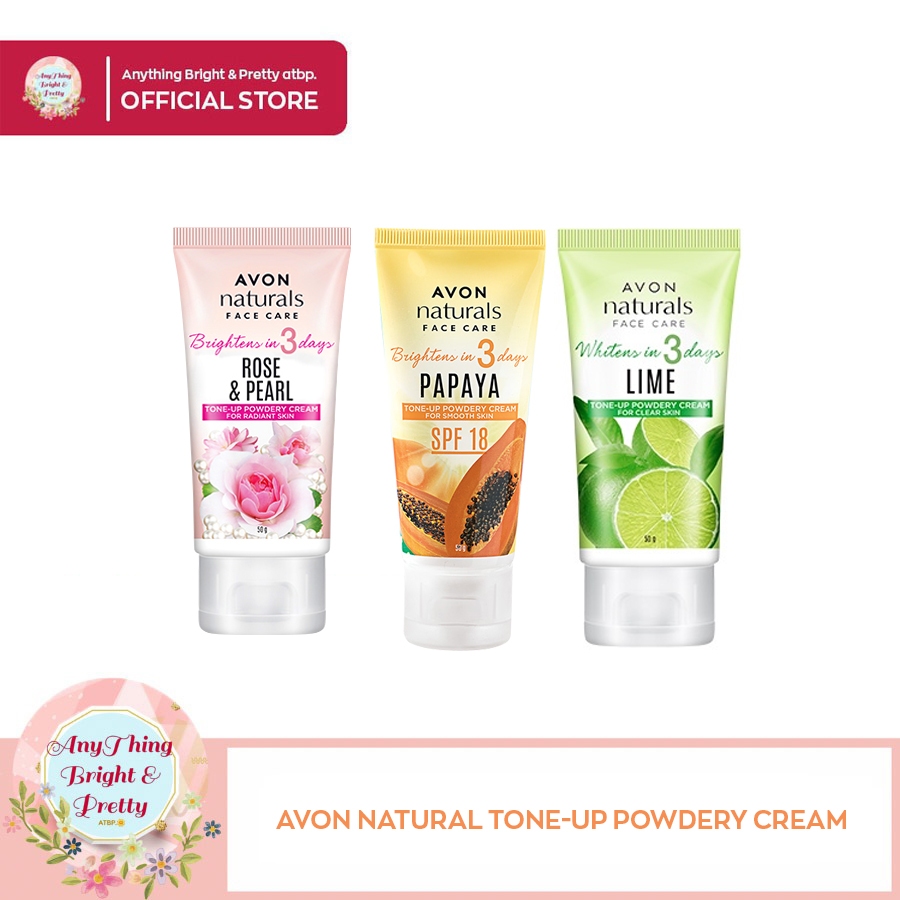 AVON Natural Face Care Tone-Up Powdery Cream 50g | Shopee Philippines