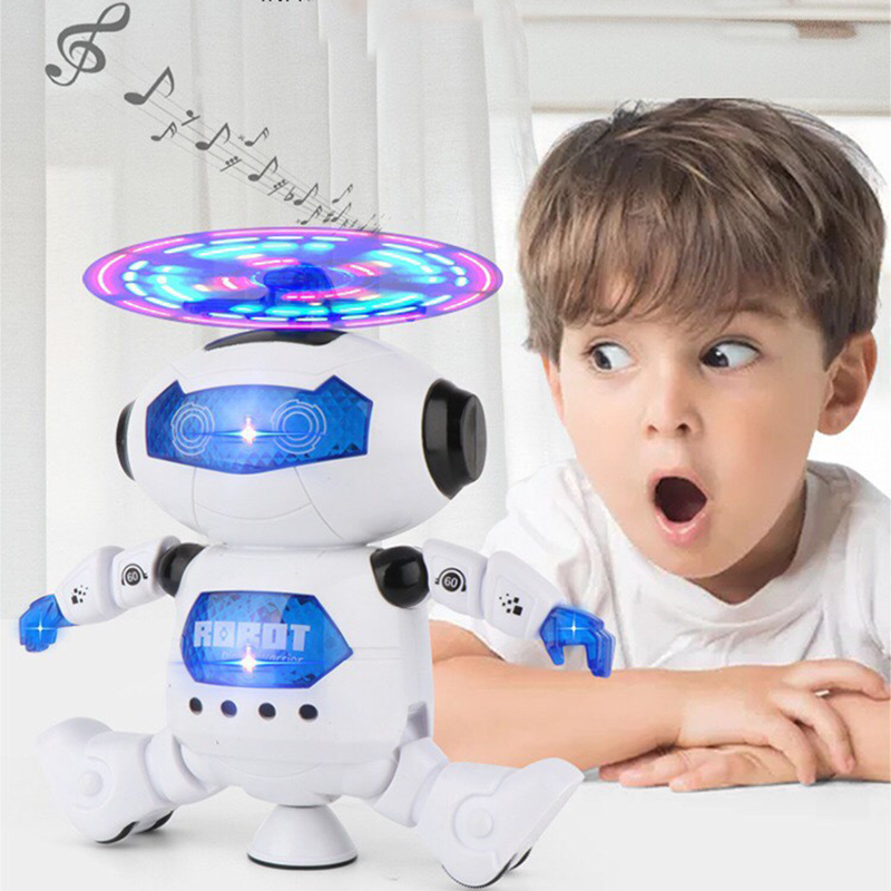 Toy Robot Dancing Robot Toy Luminous Robot Toy Electric Robot Toy with ...