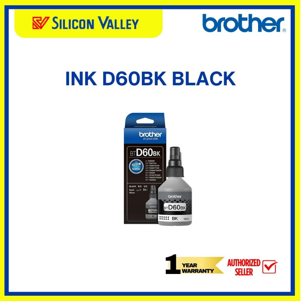 Brother BT-D60BK BLACK INK | Shopee Philippines
