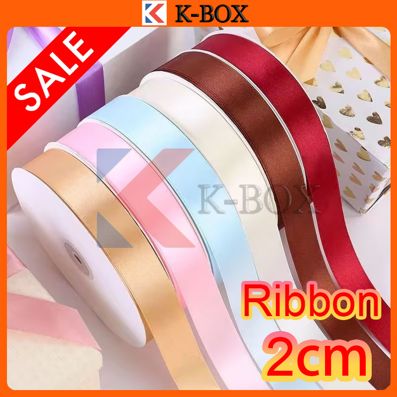 (2cm/25 yards/roll) Satin Ribbon Wholesale Gift Packing Christmas ...