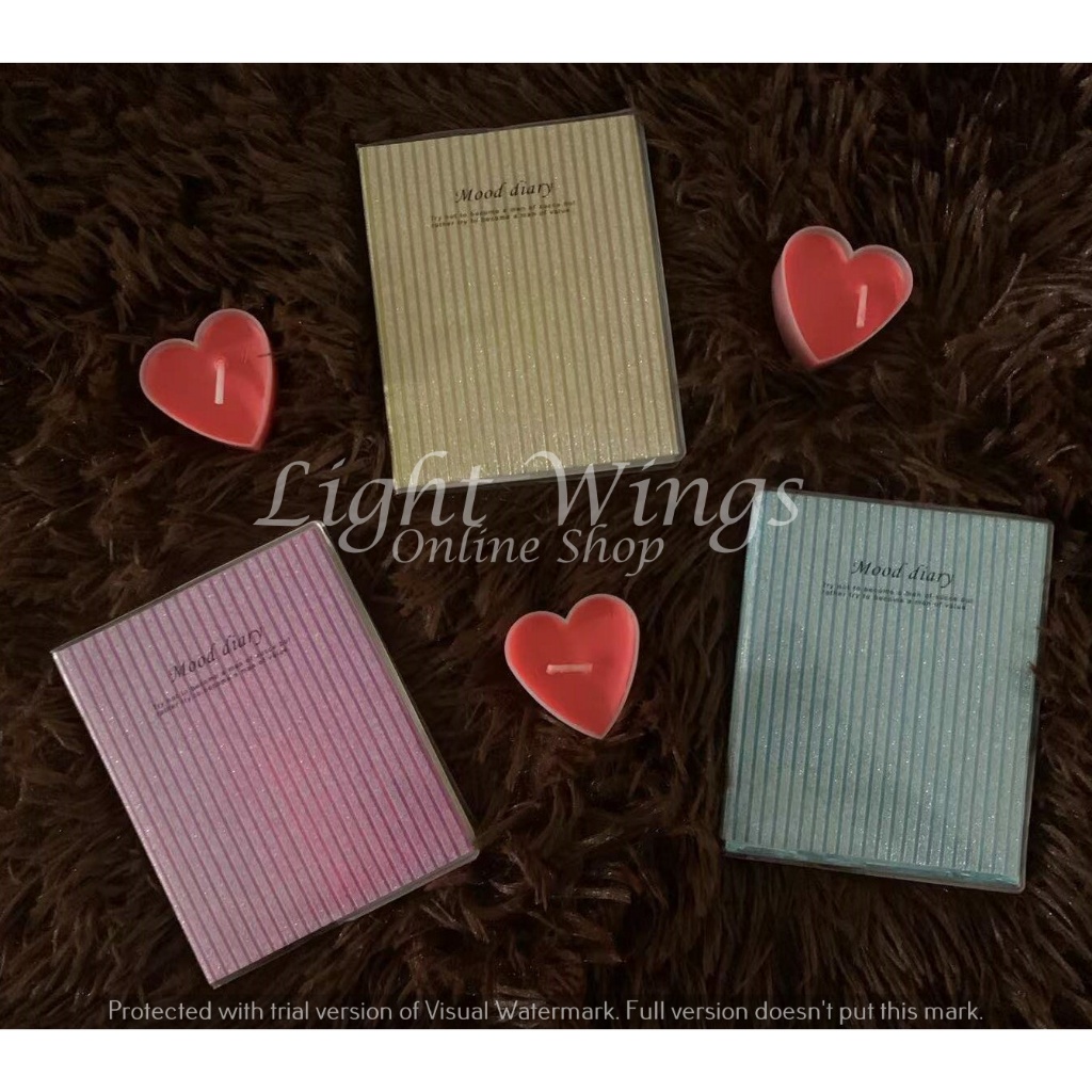 FW - 802-120 Mood Diary Journal Notebook mini Memo Notebook. | Shopee ...