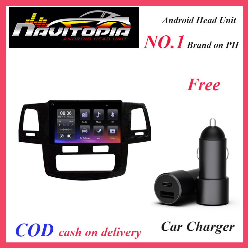 9Inch Android 11 Car Head Unit Auto Monitor Stereo for Toyota Fortuner ...