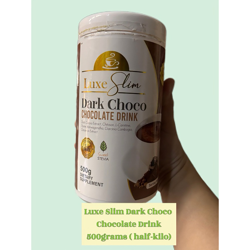 Luxe Slim/ Beauty Dark Choco Jar 500g Slimming Whitening and appetite ...