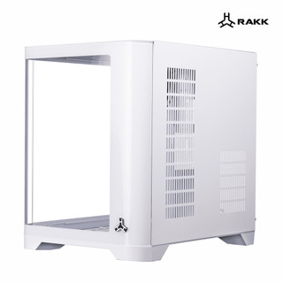 RAKK HAMRUS-M/ HAMRUS-M curved gaming pc case| Tempered Glass| Black ...