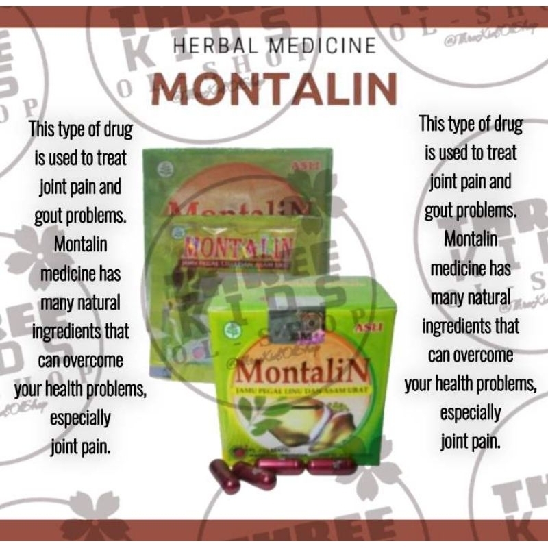 Montalin Herbal Capsule (Original) | Shopee Philippines