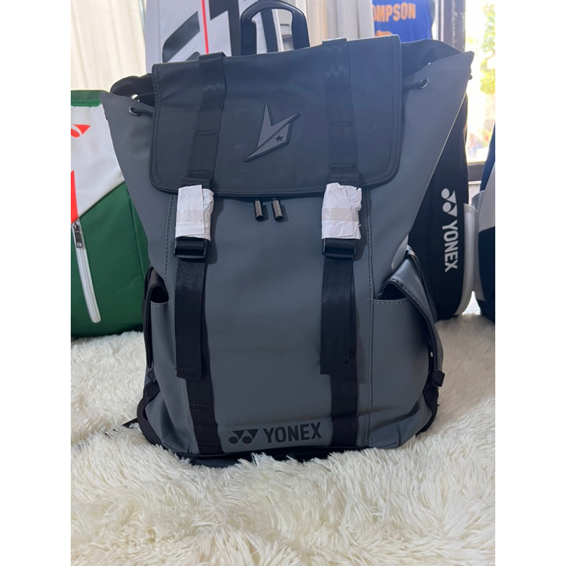 Yonex Lin-Dan Series Badminton/Tennis Backpack Bag Leather and ...