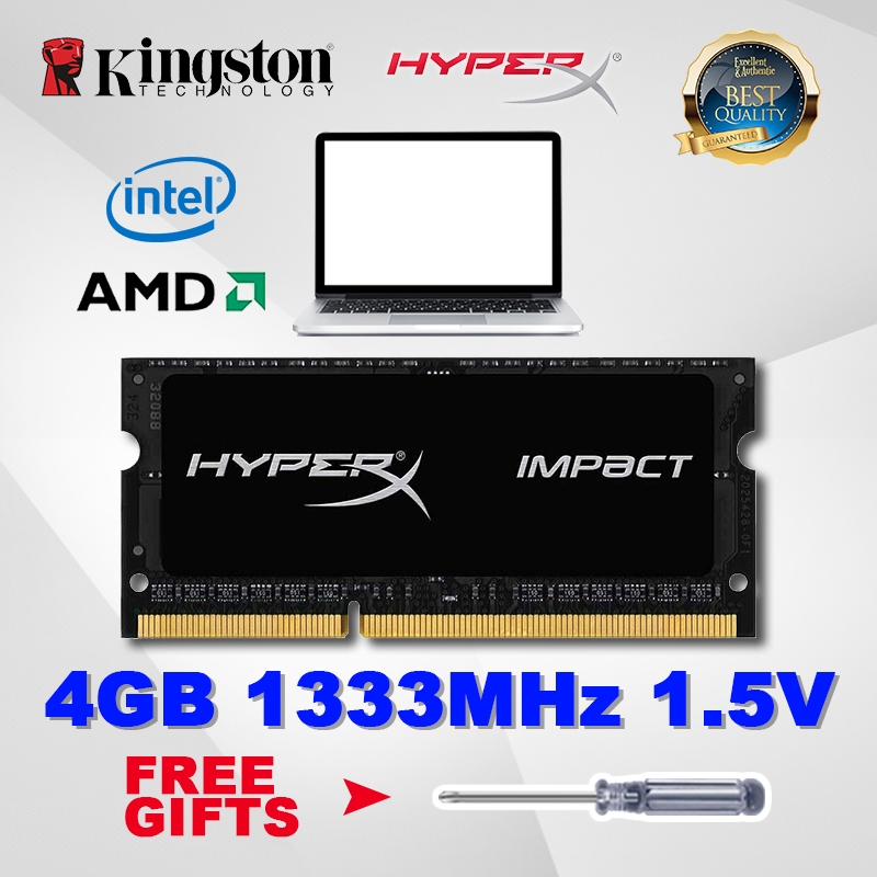 [Local 24H]Kingston HyperX Impact Laptop RAM 8GB 4GB 1600Mhz 1333MHz 1.35V 1.5V DDR3/DDR3L SO ...