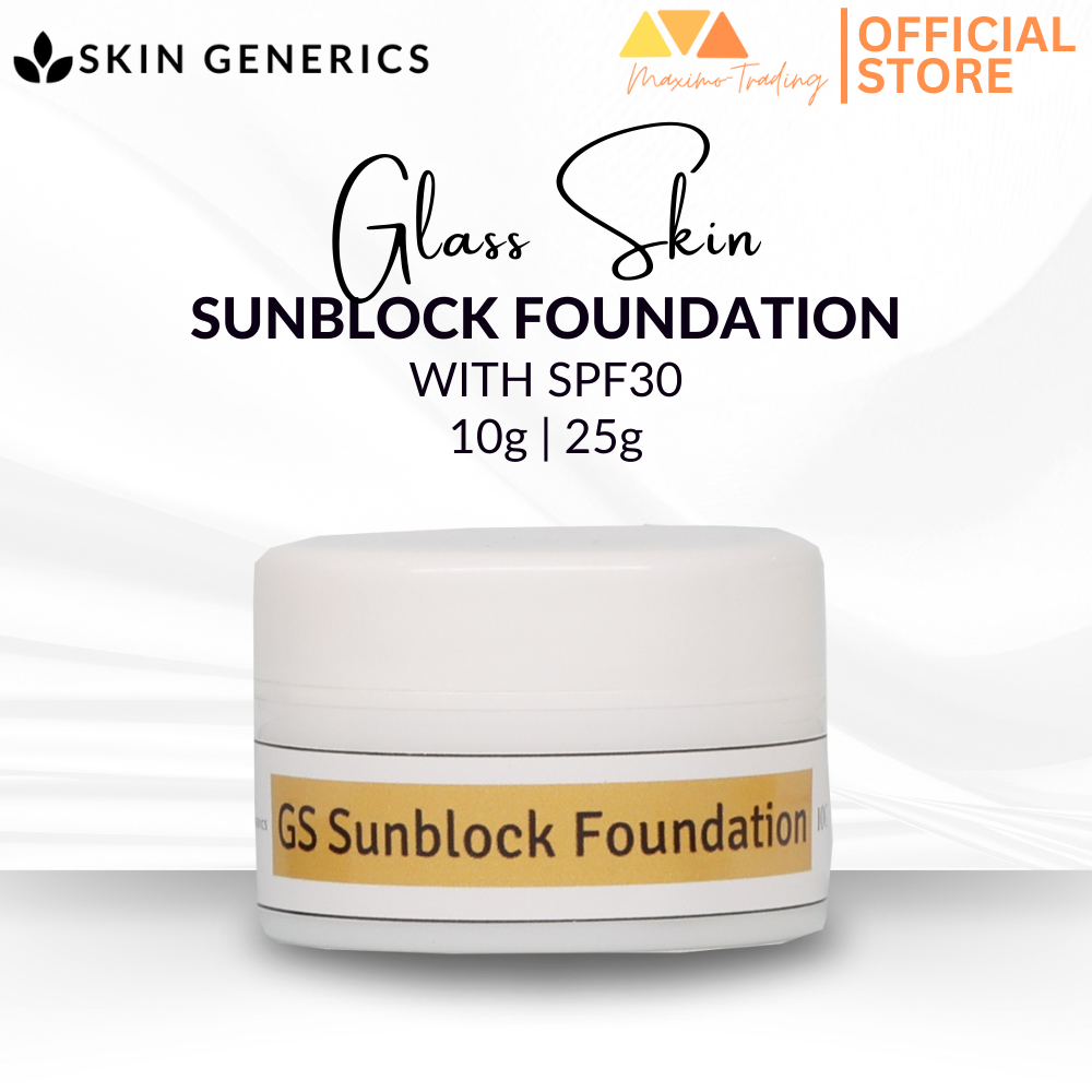 SkinGenerics Glass Skin Tinted Sunscreen SPF30 SunBlock Foundation Day ...