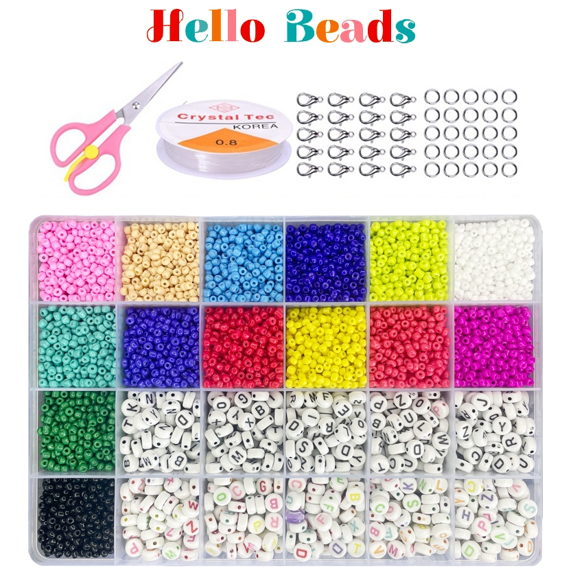 5000pcs Beads Kit Bracelet Making Kit Beads Set Diy Bracelet Kit ...