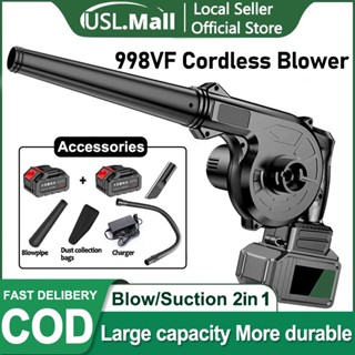 Cordless Blower 1200W Electric Air Blower Vacuum 2 in 1 Portable ...