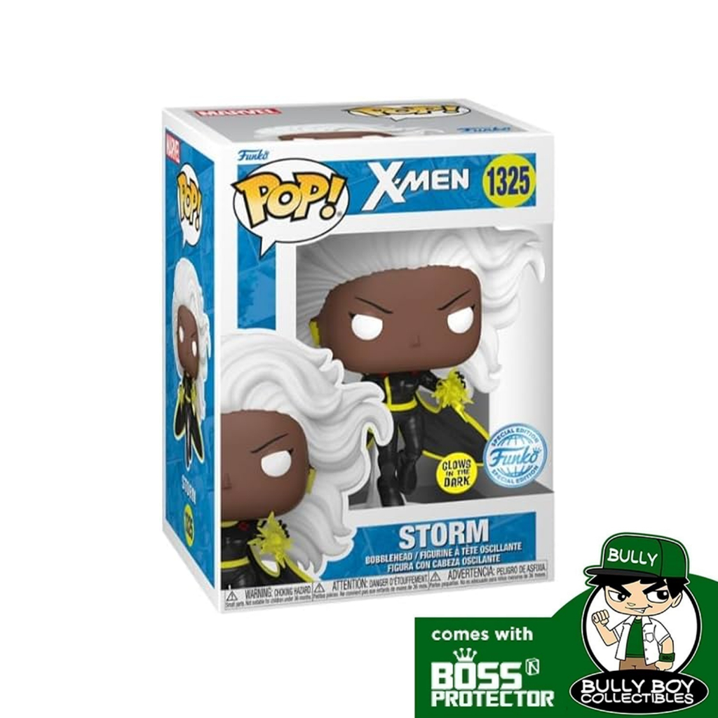 Funko POP! Marvel: X-Men - Storm GiTD (FSE) 1325 With Boss Protector ...
