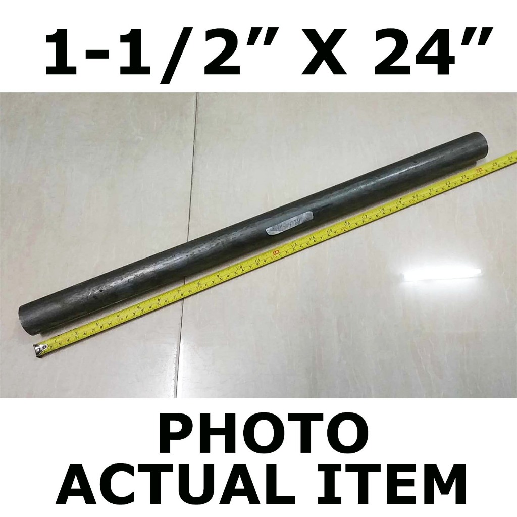 CRS SHAFTING 1-1/2" X 24" COLD ROLLED STEEL CR SHAFTING ROUND BAR == 1 ...
