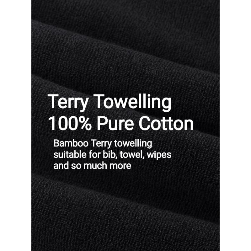 French cotton Terry FABRIC 240 to 570 GSM Plain and Printed | Shopee ...