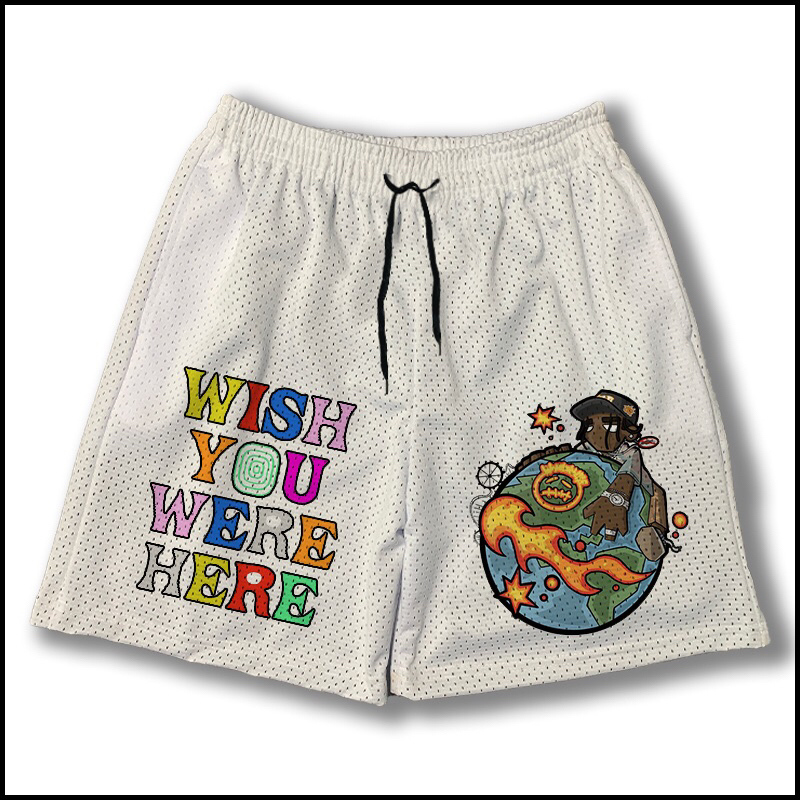 MESH SHORT FOR MEN DESIGN #17 - UNICLEY - WHITE - MENSWEAR ...
