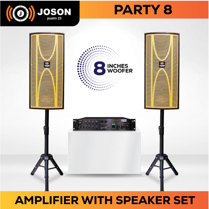 JOSON Professional Dual 8 Inches Audi Karaoke Component System ...