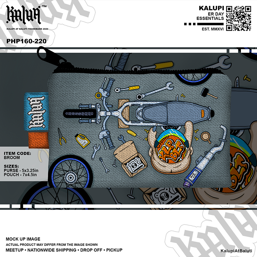 Kalupi Coin Purse - Broom | Shopee Philippines