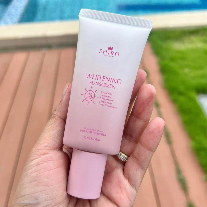 Shiro Whitening Sunscreen SPF 50 | Shopee Philippines