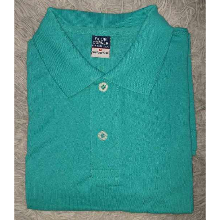 Blue Corner Plain Polo Shirt (TEAL / TURQUOISE) | Shopee Philippines
