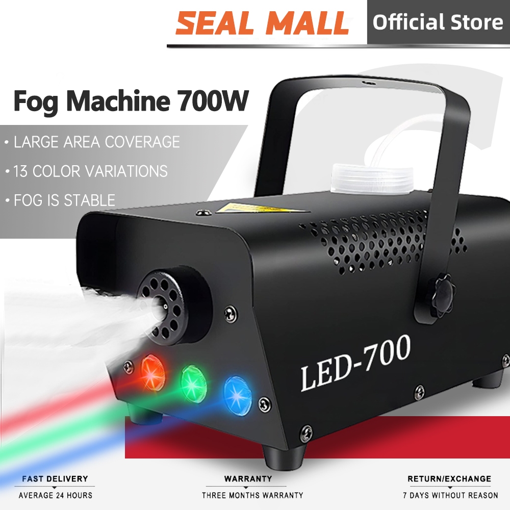 Smoke Machine RGB Stage Light Disco Lights 700W LED Fog Machine Mini ...