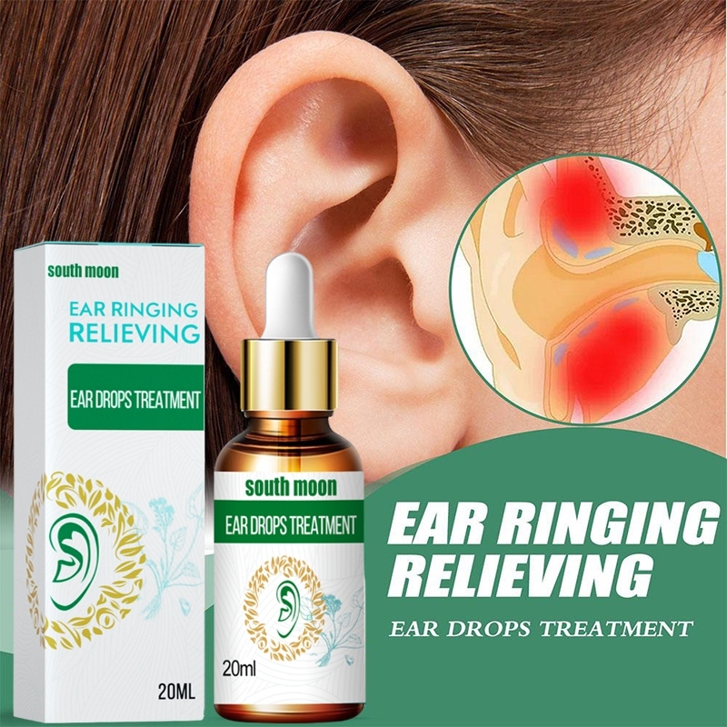 Tinnitus Liquid Ear Drops infection Treatment Cleaning Liquid Ear Pain ...
