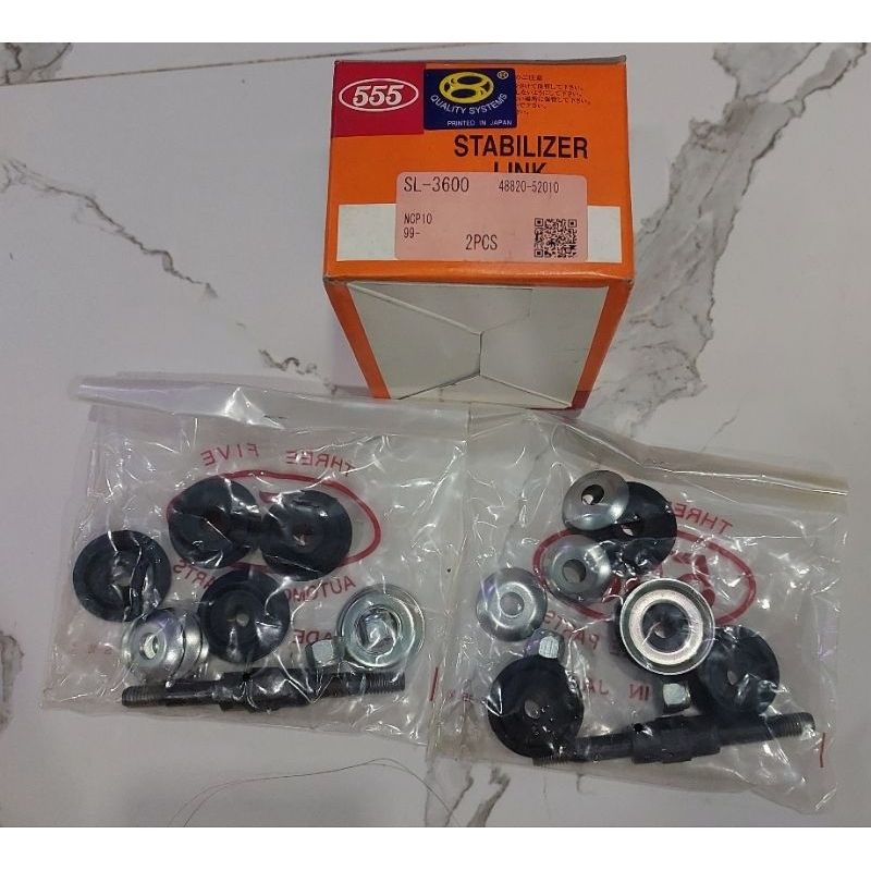 STABILIZER LINK KIT TOYOTA VIOS, YARIS, ECHO 555 ORIGINAL (1785/2PCS ...