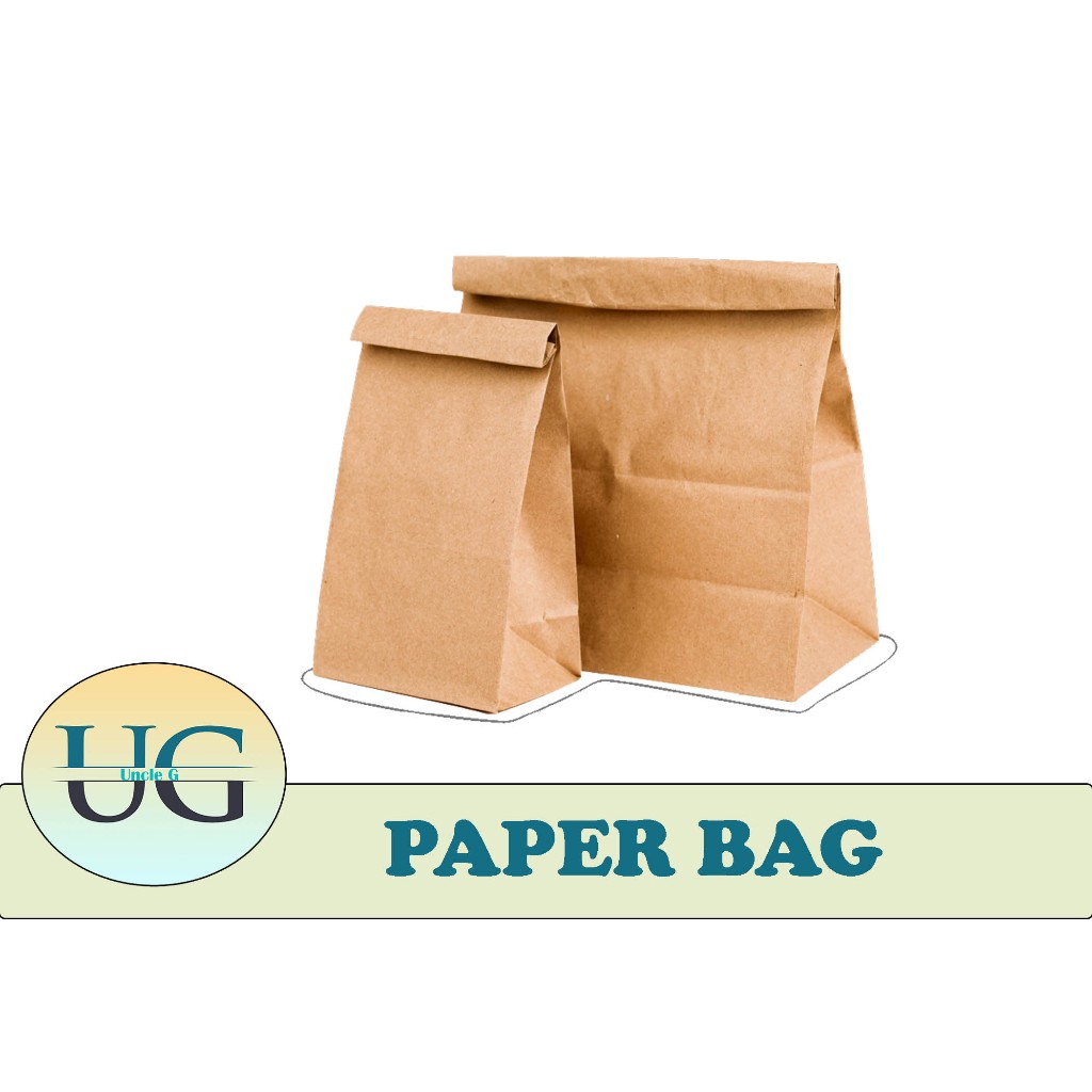 Brown Kraft Bag Paper Bags Small Sizes 50PCS for Food,Clothes,Gift ...