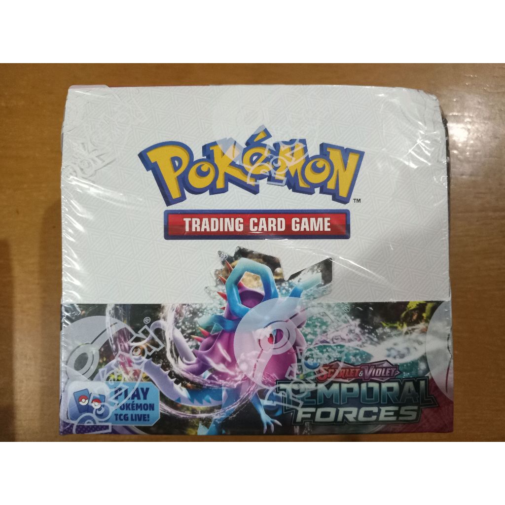 Temporal Forces TEF (SV05) Booster Box Sealed Standard Pokemon TCG ...